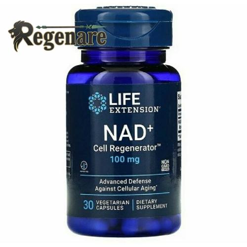 Jual Life Extension NAD+ Cell Regenerator Niagen 100mg 30 Caps NADH NMN ...