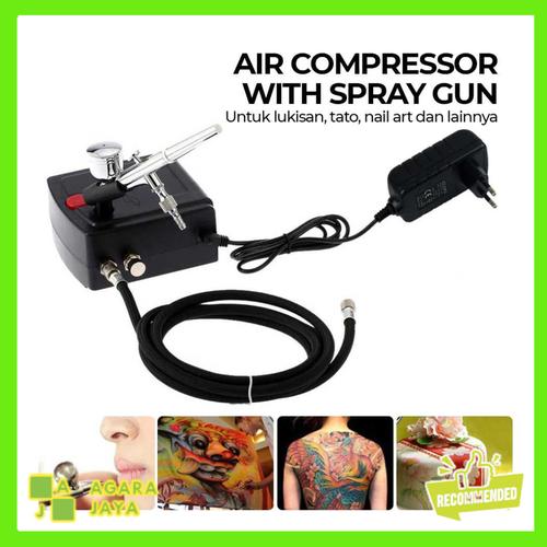 Jual Kompresor Angin Mini Air Compressor Airbrush Painting Art Spray ...