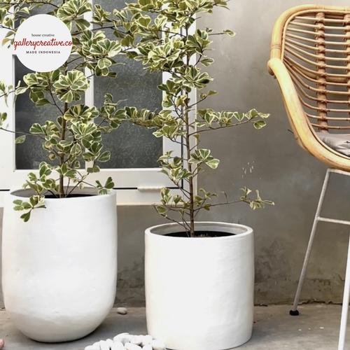 Jual pot bunga besar-pot tanaman hias aesthetic - tabung, 20 cm - Kab ...