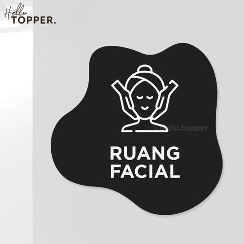 Jual Ruang Facial Signage Board Sign Akrilik Tempel Dinding Papan ...
