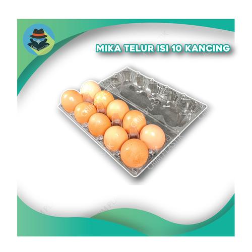 Jual Tray Telur / Egg Tray / Mika Telur Negeri isi 10 dengan Pengunci ...