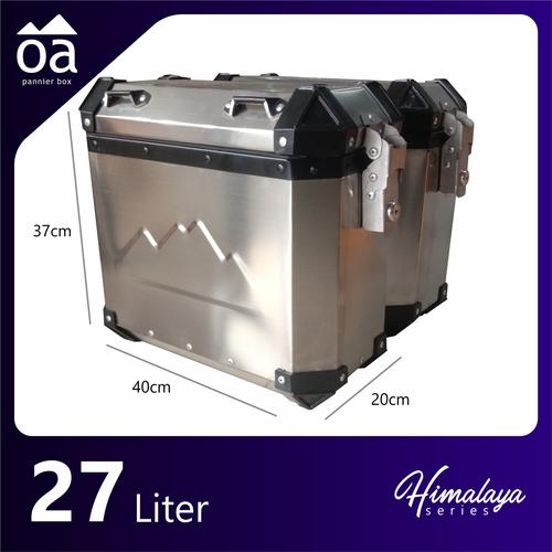 Jual Side Box Pannier 27 Liter Stainless Hairline Sidebox - ORANGANEH ...