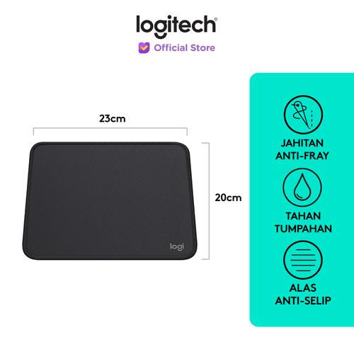 Promo Logitech Mouse Pad Studio Series Alas Polos, Anti-Slip - Graphite ...