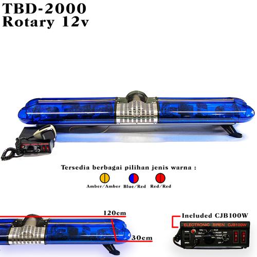 Jual LANDUN LIGHTBAR LTF2-2000 Lampu Rotator Polisi Oval / Patwal Putar ...