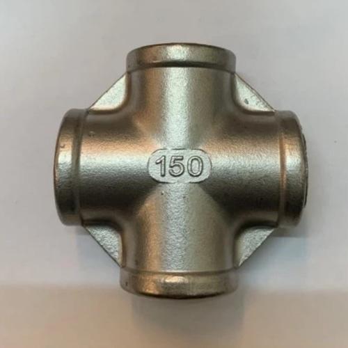 Jual cross tee ss304 1/2" inch drat sambungan pipa nepel 4 way / 4 ...