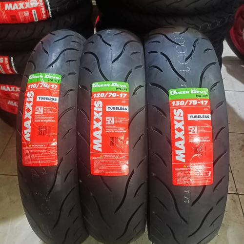 Jual Ban Maxxis Green Devil 110, 120, 130/70-17 Ban Tubeless - 110/70 ...
