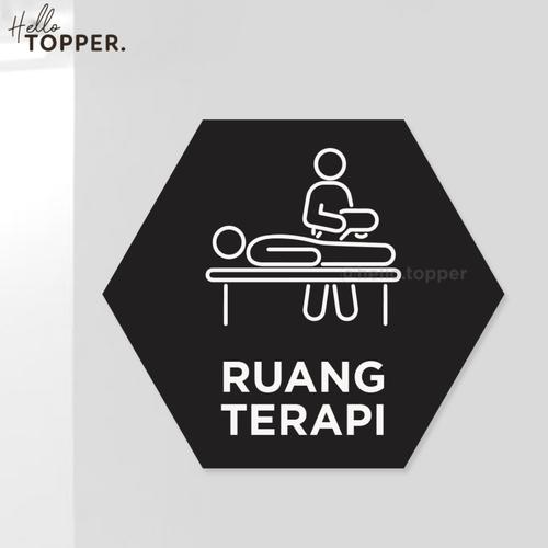 Jual Ruang Terapi Signage Board Sign Akrilik Tempel Dinding Papan ...
