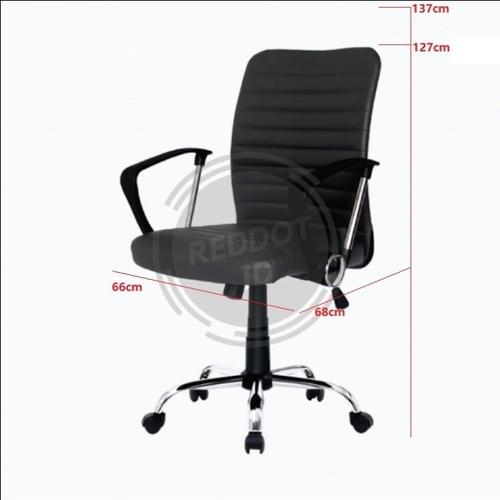 Jual Kursi Tempat Duduk Staff Kerja Kantor Roda Troli Hidrolik ...