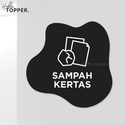 Jual Sampah Kertas Signage Board Sign Akrilik Tempel Dinding Papan ...