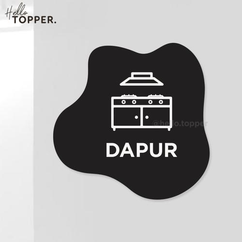 Jual Dapur Kitchen Signage Board Sign Akrilik Tempel Dinding Papan ...