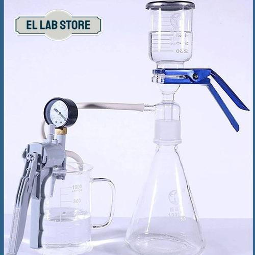 Jual 1Set Glass Vacuum Filtration 1000ml Plus Handheld Vacum Pump ...