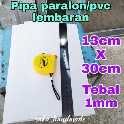 Jual PIPA PARALON/PVC LEMBARAN (13cm X 30cm) TEBAL 1mm - Kab. Demak ...