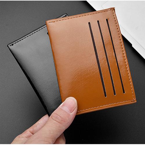 Jual Dompet Kartu Card Holder Pria Wanita 6 Slot +1 Kulit PU Tipis ...