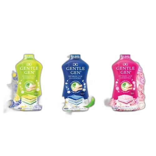 Jual Gentle Gen botol 750 ml Deterjen berbahan aktif tumbuhan - Biru ...