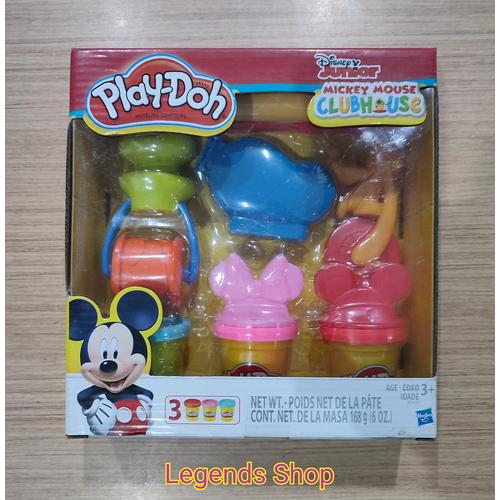 Jual Playdoh Mickey Mouse Club House Disney Play Doh Dough Hasbro ...