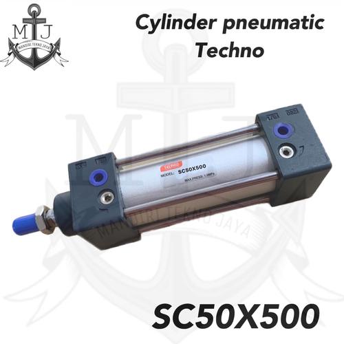 Jual cylinder pneumatic kotak sc 50x500 / sc50x500 techno - sc50x500 ...