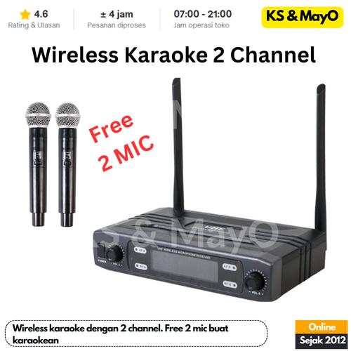 Jual Karaoke Sound Mixer Wireless Tone Audio - 2 Input Mic - Jakarta ...