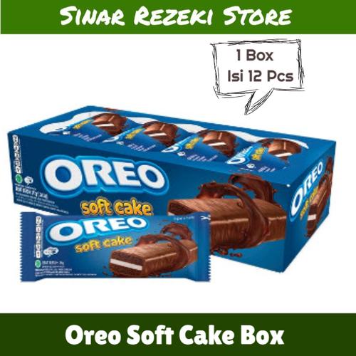 Jual oreo soft cake 1 dus [isi 12 x 16gr] / snack oreo / makanan ringan ...