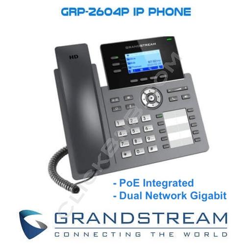 Jual Grandstream GRP2604P - 3 Line Essential IP Phone [PoE & Gigabit ...