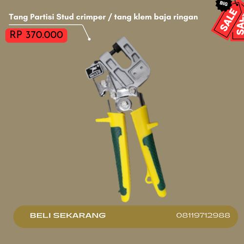 Jual Tang Partisi Stud crimper / tang klem baja ringan - Jakarta Barat ...