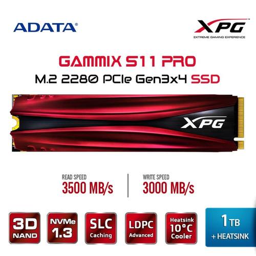 Jual Adata XPG SSD Storage Internal Gammix S11 Pro PCIe Gen3x4 M.2 1 TB - Jakarta Pusat - SSK ...