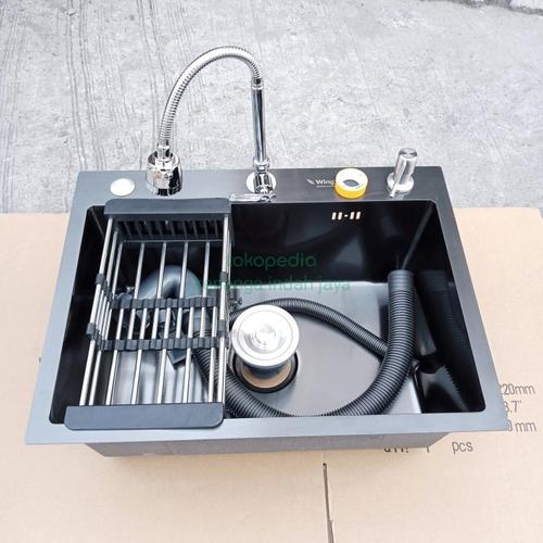 Jual bak cuci piring minimalis/bcp 1 lobang/bcp hitam/kitchen sink/bcp ...