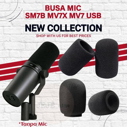 Jual busa mic condenser shure SM27 PGA27 SM7B dynamic cardioid cover ...