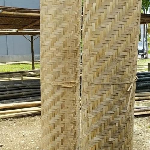 Promo bilik bambu polos anyaman bambu 2×3 meter - Kab. Pangandaran ...