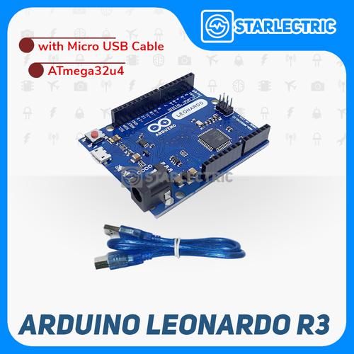 Jual Leonardo R3 with Cable - Complatible ATmega32U4 dengan kabel ...