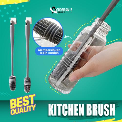 Jual Sikat Botol Panjang Alat Pembersih Dot Bayi Sikat Silikon Cuci ...
