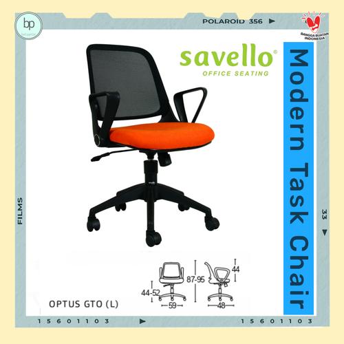 Jual Kursi Kerja Kursi Kantor Savello Optus GT0(L) Kursi Staf ...
