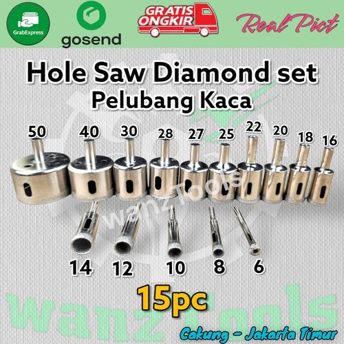Jual Set Mata Bor Kaca Hole Saw Keramik Granit Marmer Batu Porselen ...