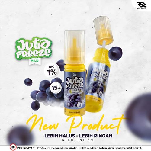 Jual LIQUID JUTA FREEZE PURPLE GRAPE DOUBLE MANGO 15ML 10MG - PURPLE ...