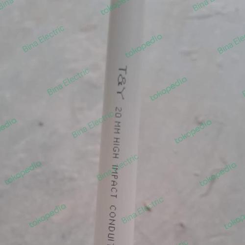 Jual Pipa Listrik 20mm T&Y / Pipa Conduit 20mm T&Y / Pipa PVC 20mm T&Y ...