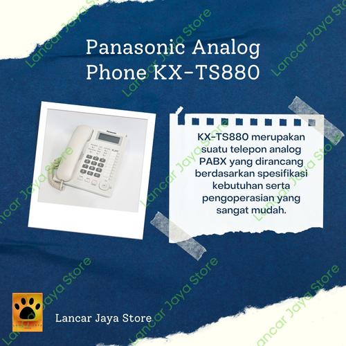 Jual Telephone Panasonic KX-TS880MX Pesawat/Telpon/ Pesawat Telepon TS880 - Jakarta Barat ...
