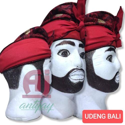 Jual Udeng bali jadi topi khas adat daerah motif batik kecubung ...