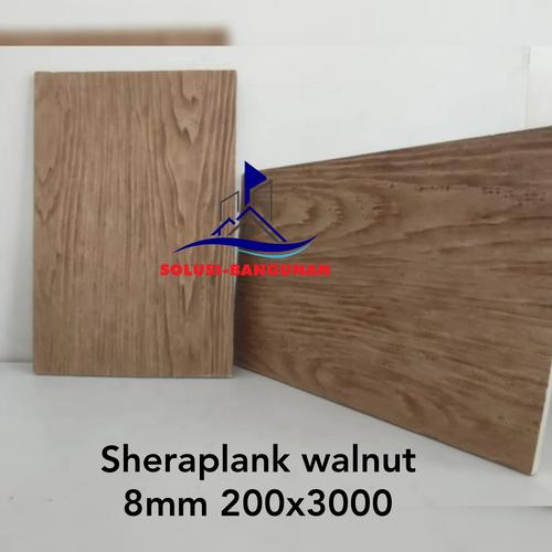 Jual SHERA PLANK WALNUT 20CM -3M / LISTPLANK KAYU JATI MUDA / LISPLANG ...