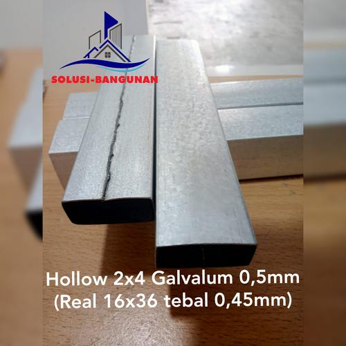 Jual Hollow 20 x 40 galvalume 0.5mm / holo 2X4 / holo 0,5 / Hollo ...