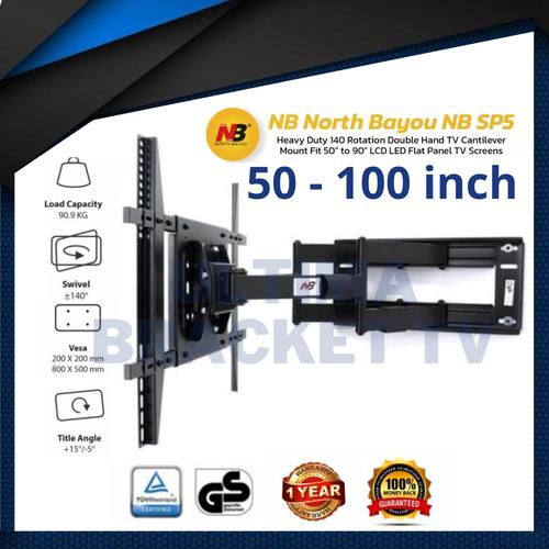 Jual Bracket TV Swivel 50 55 60 65 70 75 80 85 90 100 inch Universal NB ...