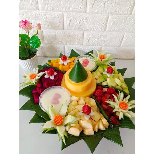 Jual Tumpeng Puding/ Puding tampah/ Puding buah/ 5-20 porsi ...