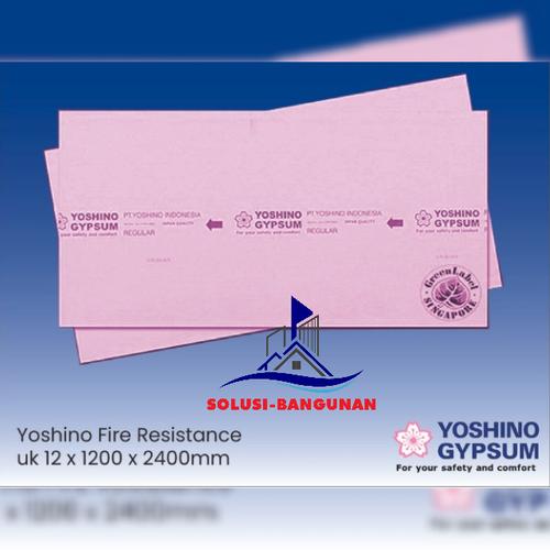 Jual Gypsum yoshino fire resistance 12mm 1200x2400 / gipsum api / fr ...