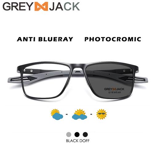 Promo GREY JACK/kacamata anti radiasi blueray+photocromic2IN1 TR90 PHTC ...