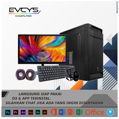 Jual PC Office Rakitan DDR3 i5 4570 RAM 8GB SSD 128gb + HDD 500GB Fullset - PC Saja - Jakarta ...