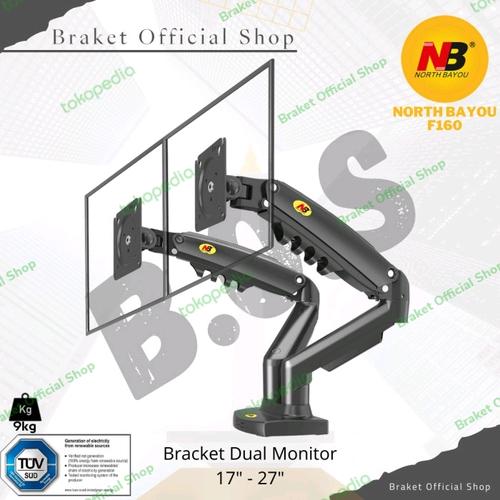 Jual nb f160 dual monitor gas Strut bracket led F160 nbf160 north bayou ...
