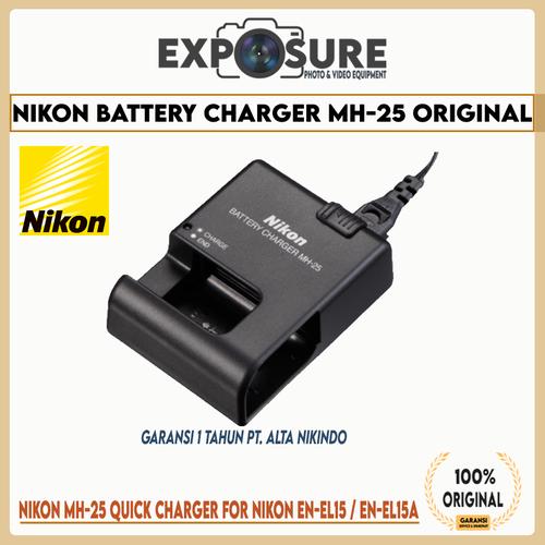 Jual Nikon MH-25 ORIGINAL ALTA (Quick Charger) For Baterai EN-EL 15-A B ...