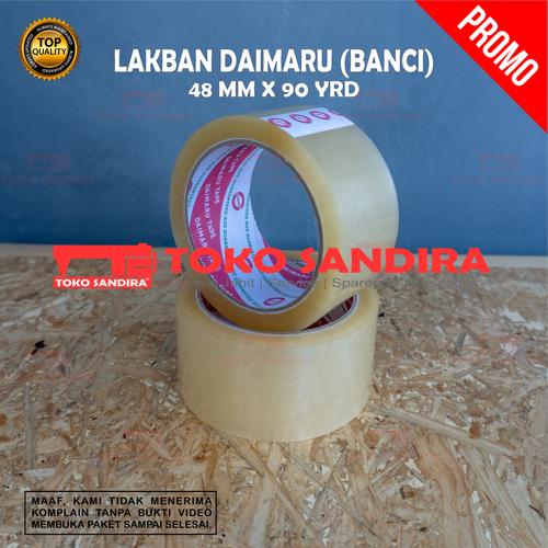 Jual 1 pcs Lakban daimaru 2 inch 48mm x 90 Yard/isolasi murah/lakban ...