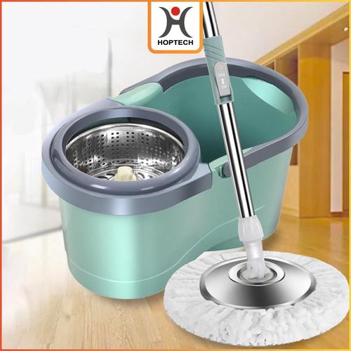 Jual Alat Pel Lantai Mop Dengan Rol Praktis Kain Pel Putar Spin Mop 6L ...