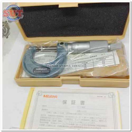 Jual Micrometer 0-25 Mitutoyo Micro Meter 0-25 Micrometer - Kab. Semarang - SINAR UTAMA TEKNIK ...