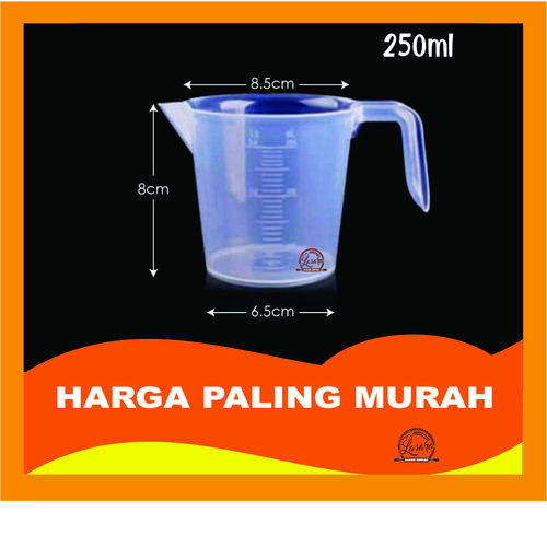 Jual Measuring Cup / Gelas ukur plastik 250 ml - Kota Bekasi - Lasara ...