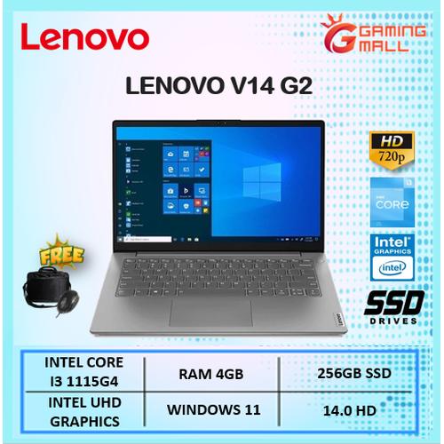 Jual Laptop Lenovo V14 g2 i3 1115G4 4gb 256gb win 10 ori 14.0 inch - UNIT - Jakarta Selatan ...